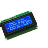 Blue Serial IIC/I2C/TWI 2004 204 20X4 Character LCD Module Display For Arduino - Walmart.com