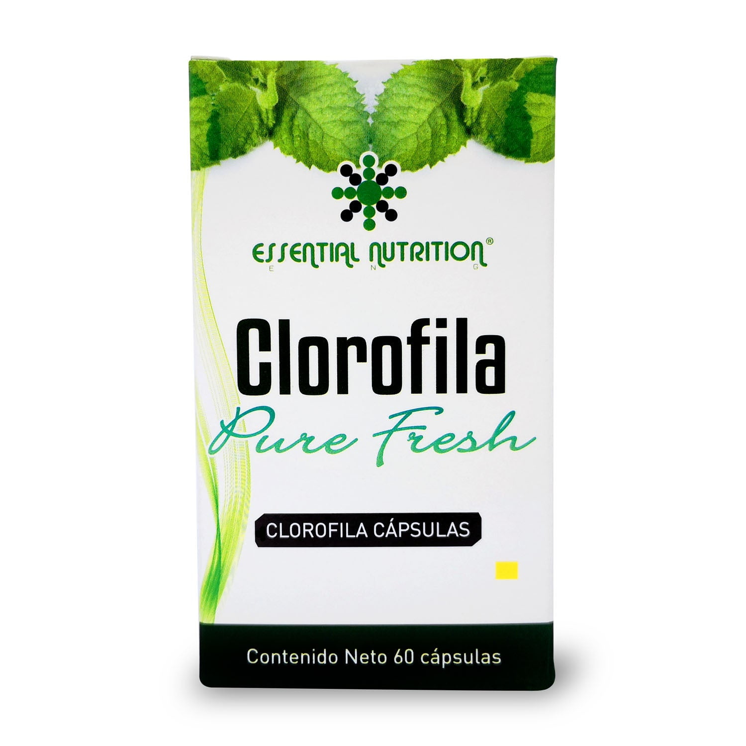 Clorofila Pure Fresh ® 60 Caps. de 500 mg. Essential Nutrition ENG ...