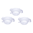3 Pack of 8-inch Hanging Basket Water Catcher Plastic Hanging Plant ...