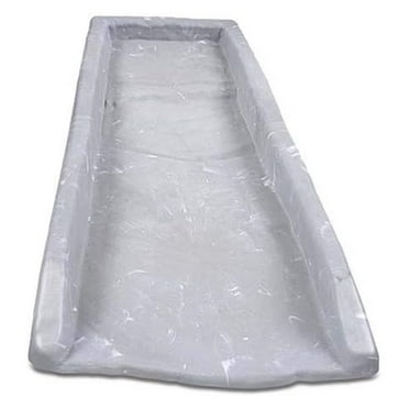 "NuCast Solid Precast Concrete Splash Block 3""x11""x30"" - Rain and ...