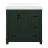 DHP Sunnybrooke 36 Inch Bathroom Vanity with Sink, Green - Walmart.com