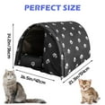 MUYG Cat House for Outdoor,Weatherproof Warm Feral Cats Shelter Outside ...