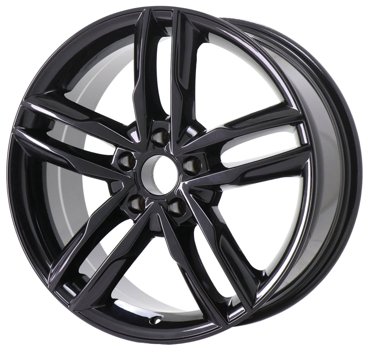 AUDI A4 2013 2016 GLOSS BLACK Factory OEM Wheel Rim Not Replicas