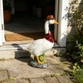 11.6 Inch Adjustable Cement Porch Goose Large Realistic Waterfowl ...