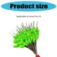 100pcs Silicone Space Bean Stopper Oval Fishing Peg Oval Bobber Stopper ...