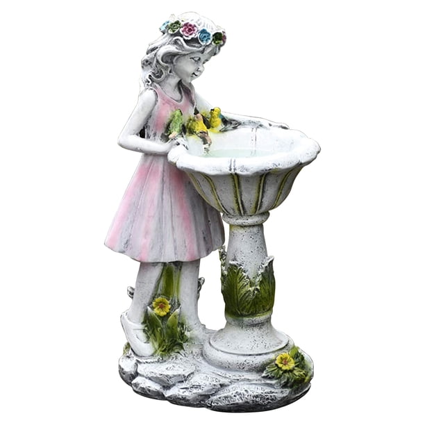 Kavoc Fairy Solar Light Garden Ornament Angel Statue Figurine Landscape ...