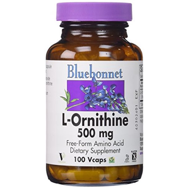 Bluebonnet L-Ornithine 500 Mg, 100 Ct - Walmart.com