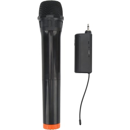 UHF Handheld Wireless Microphone, Cordless Mic System with Receiver ...