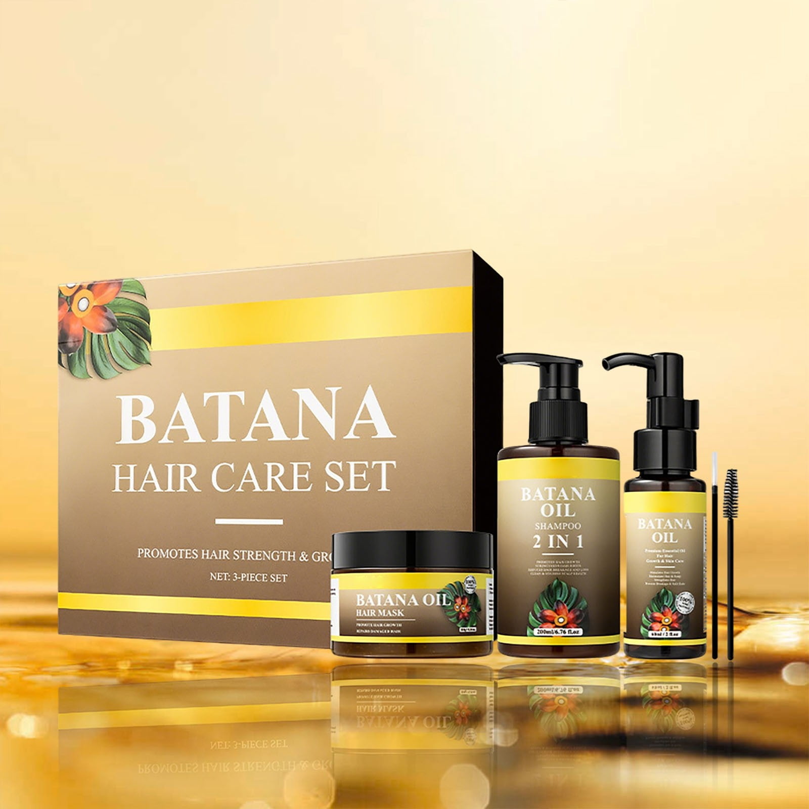 Click here for Visit The Sunlet Store Batana Oil 3 Piece Hair Car... prices