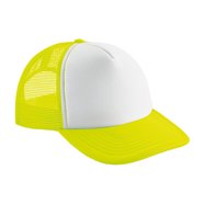 5 Panel Neon Color Poly Mesh Cap - Neon Yellow - Walmart.com