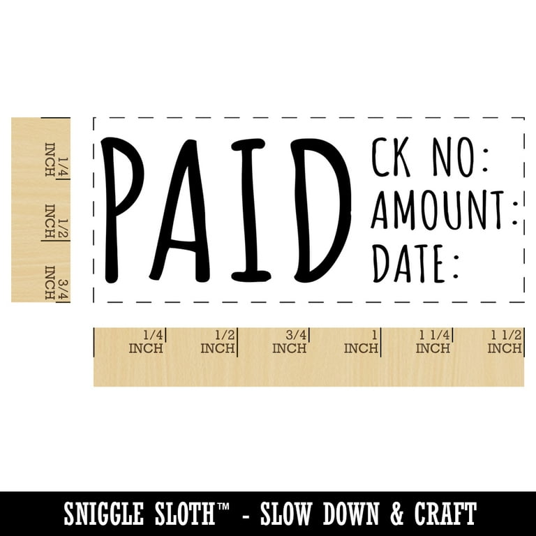 Paid In Full Stamp Small