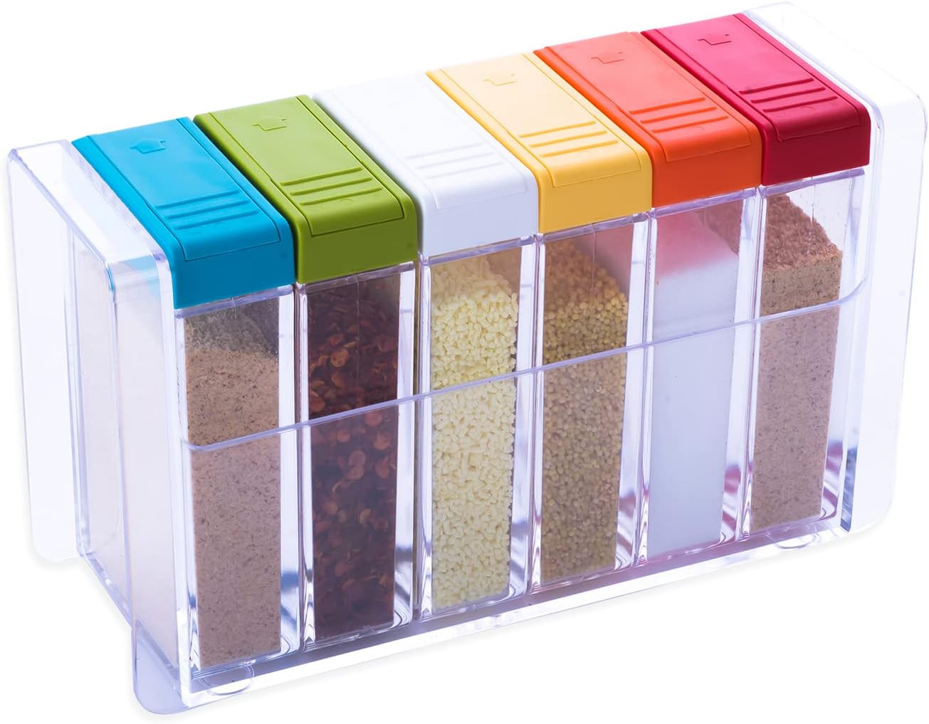 Plastic Salt and Pepper Shakers Set, Small Spice Jars Travel Spice ...