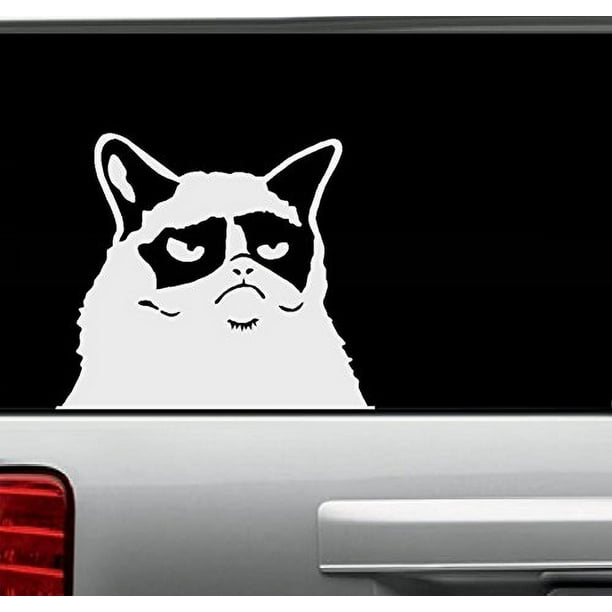 Decal ~ GRUMPY CAT ~ WALL DECAL, or Window Decal 8" x 10" - Walmart.com