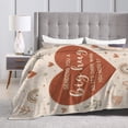 Big Hug Blanket Gift Throw Blanket Cozy Soft Terracotta Heart ...