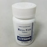 Cypress Pharmaceutical Rena-Vite Vitamin B Complex Tablets, 0.8 mg, 100 ...
