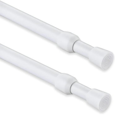 Tension Curtain Rod No Drilling 2 Pack Tension Rods for Windows 28 to ...