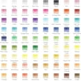 Pre-Owned Zenacolor 72 Colored Pencils Set - Numbered Coloring Pencils ...