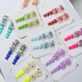 1Set Press On Toenails Short Square Toe French Square Tips for ...