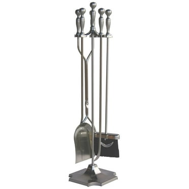 Minuteman 18'' Indoor Swivel Arm Fireplace Crane - Wrought Iron Hearth ...