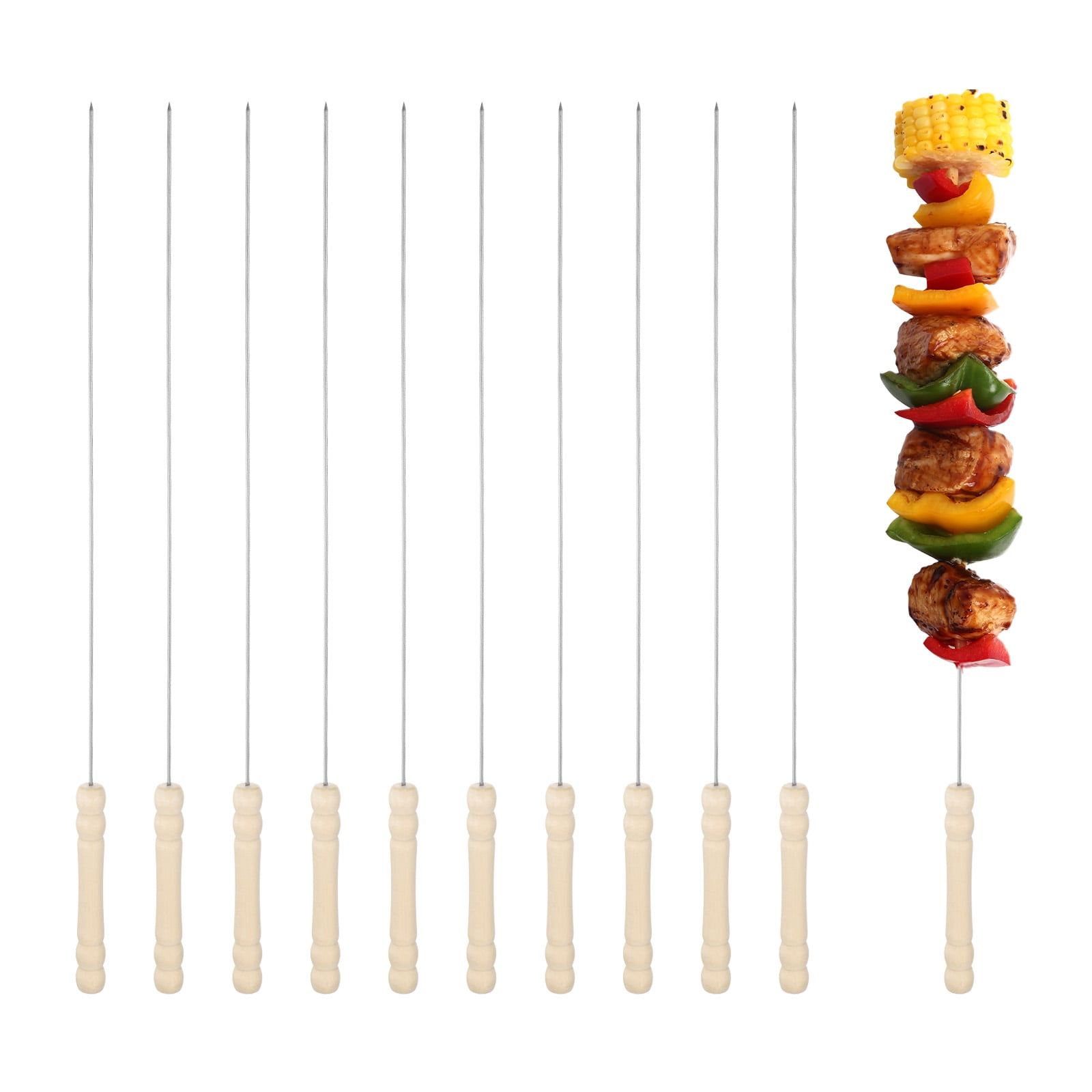 Click here for Uxcell 20-Pack Kabob Skewers With Wood Handle  13... prices
