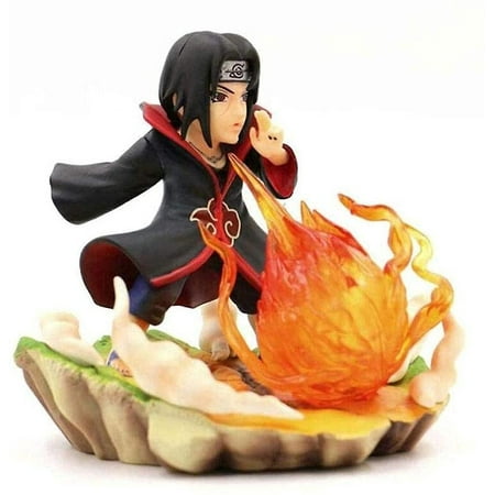 Birthday Present Naruto: Itachi Uchiha Flame Ball - 5.1" Pv | Walmart ...