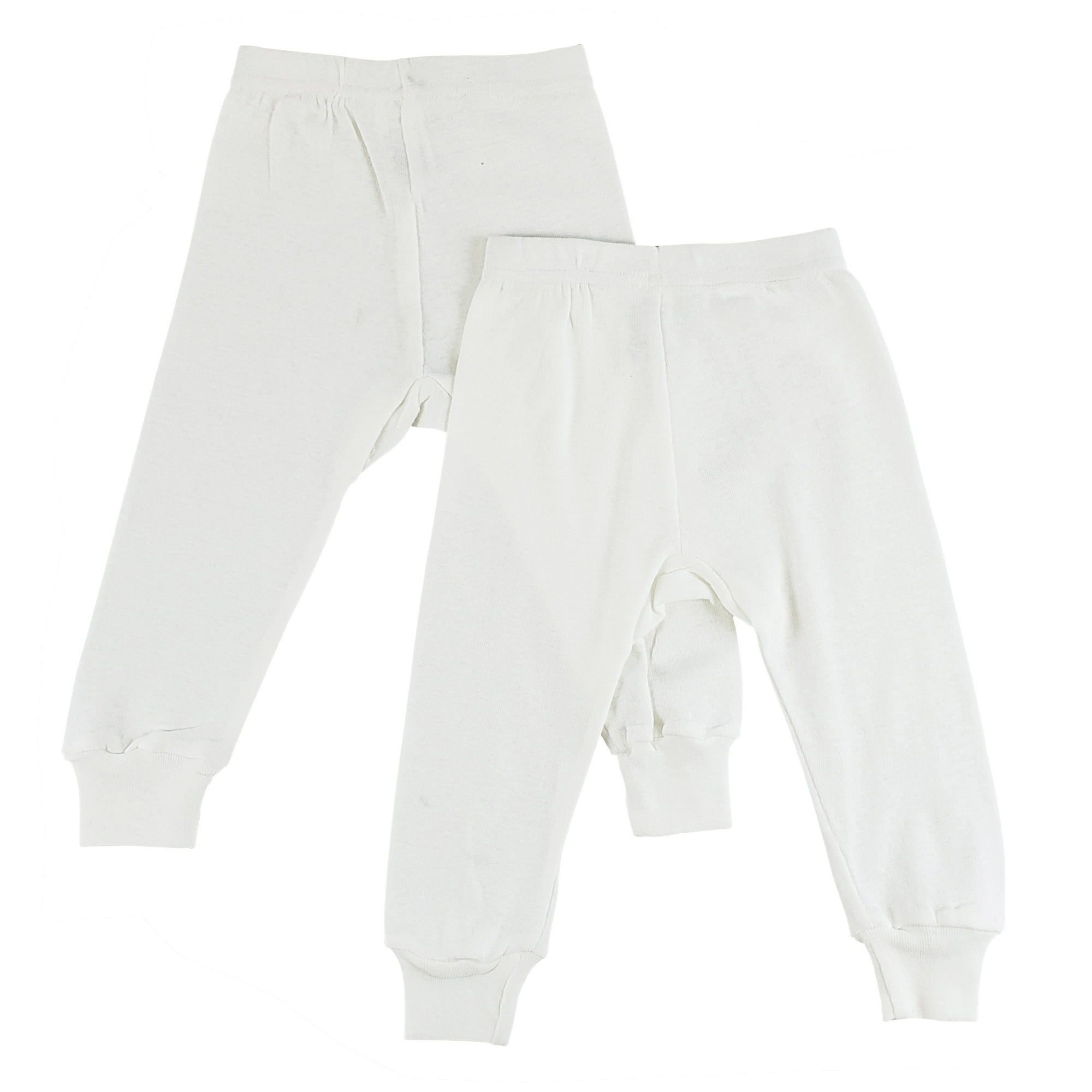Click here for Bambini White Long Pants - 2 Pack prices