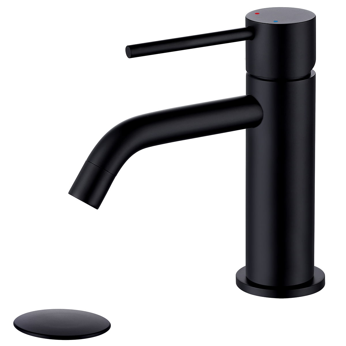 Click here for Adorer Single Hole Brass Matte Black Bathroom Fauc... prices