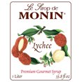 Monin Lychee Syrup, 1 Liter Plastic Bottle + Gold Pump - Walmart.com