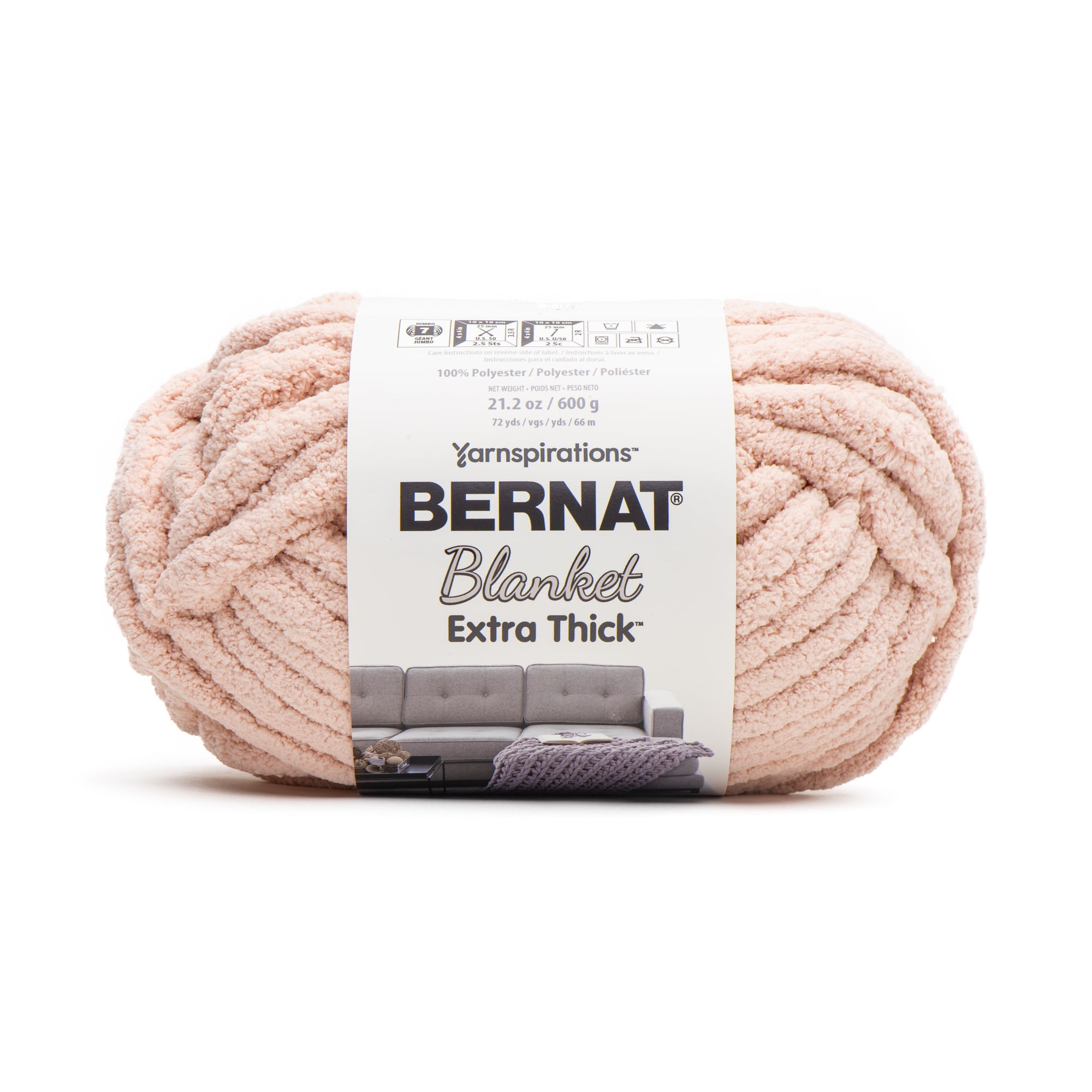 Click here for Bernat Blanket Extra Thick #7 Jumbo Polyester Yarn... prices