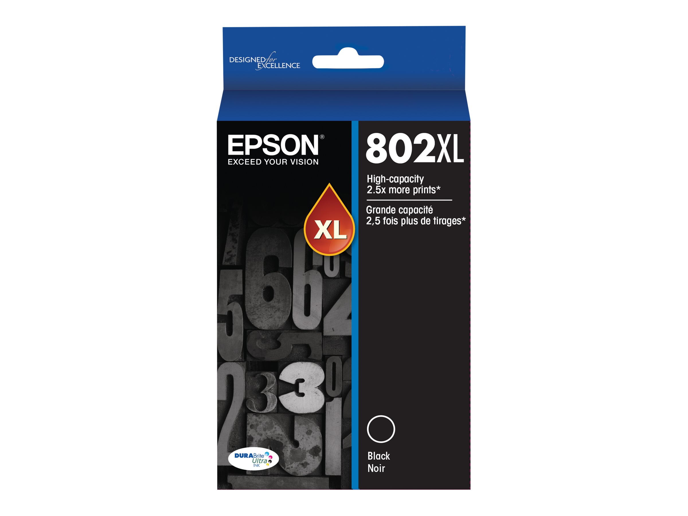 Epson 802XL High-capacity Black Ink Cartridges - Walmart.com - Walmart.com