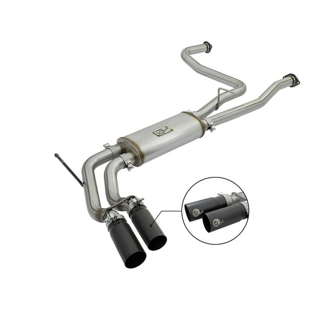aFe POWER Rebel Series 2-1/2in 409 SS Cat Back Exhaust w/ Black Tips 16 ...