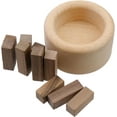 Natural Beech Wood Aromatherapy Diffuser Set - Round Essential Oil Reed ...