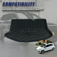 Cargo Floor Liner Mat For Ford Fiesta Hatchback 2011 2012 2013 2014 ...