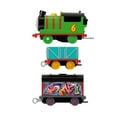 Thomas & Friends Graffiti Percy Motorized Toy Train with Cargo Cars for ...