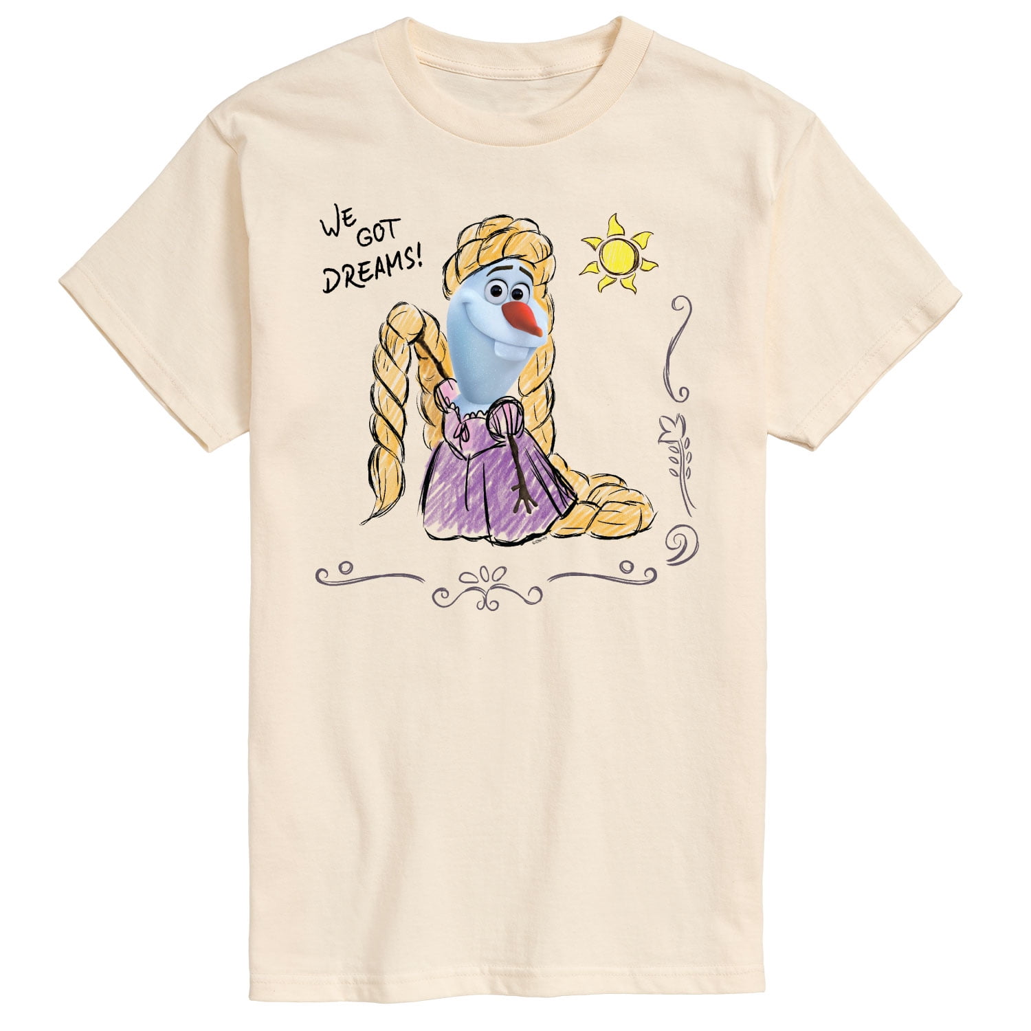 Frozen - Olaf Presents - Olaf Tangled - Men's Short Sleeve Graphic T ...