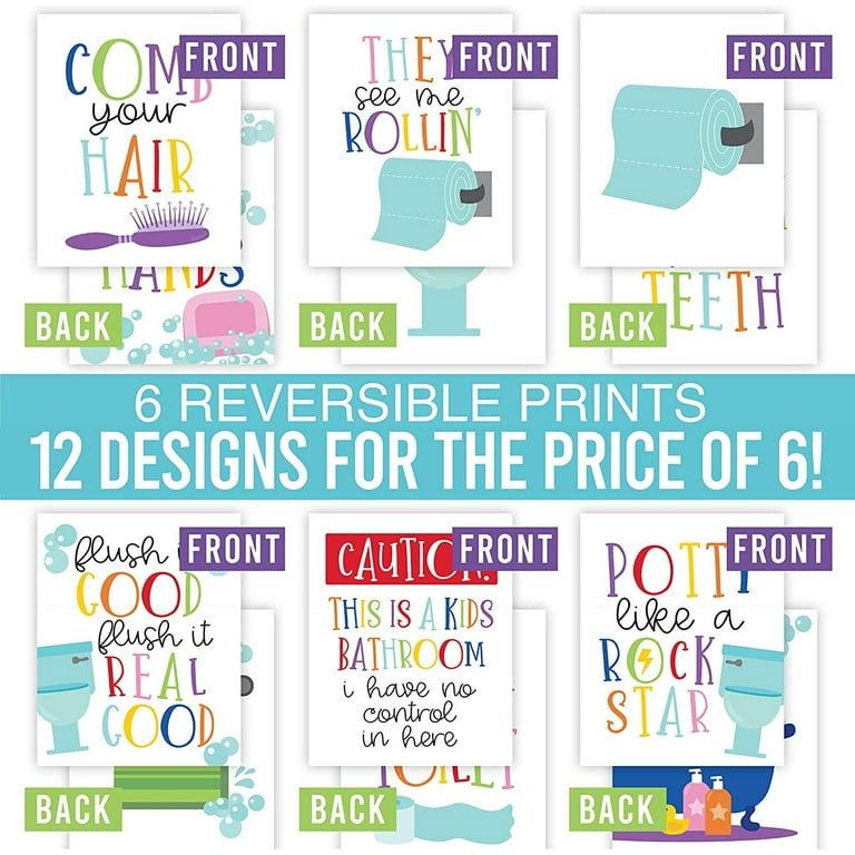 Printable Bathroom Signs For Kids
