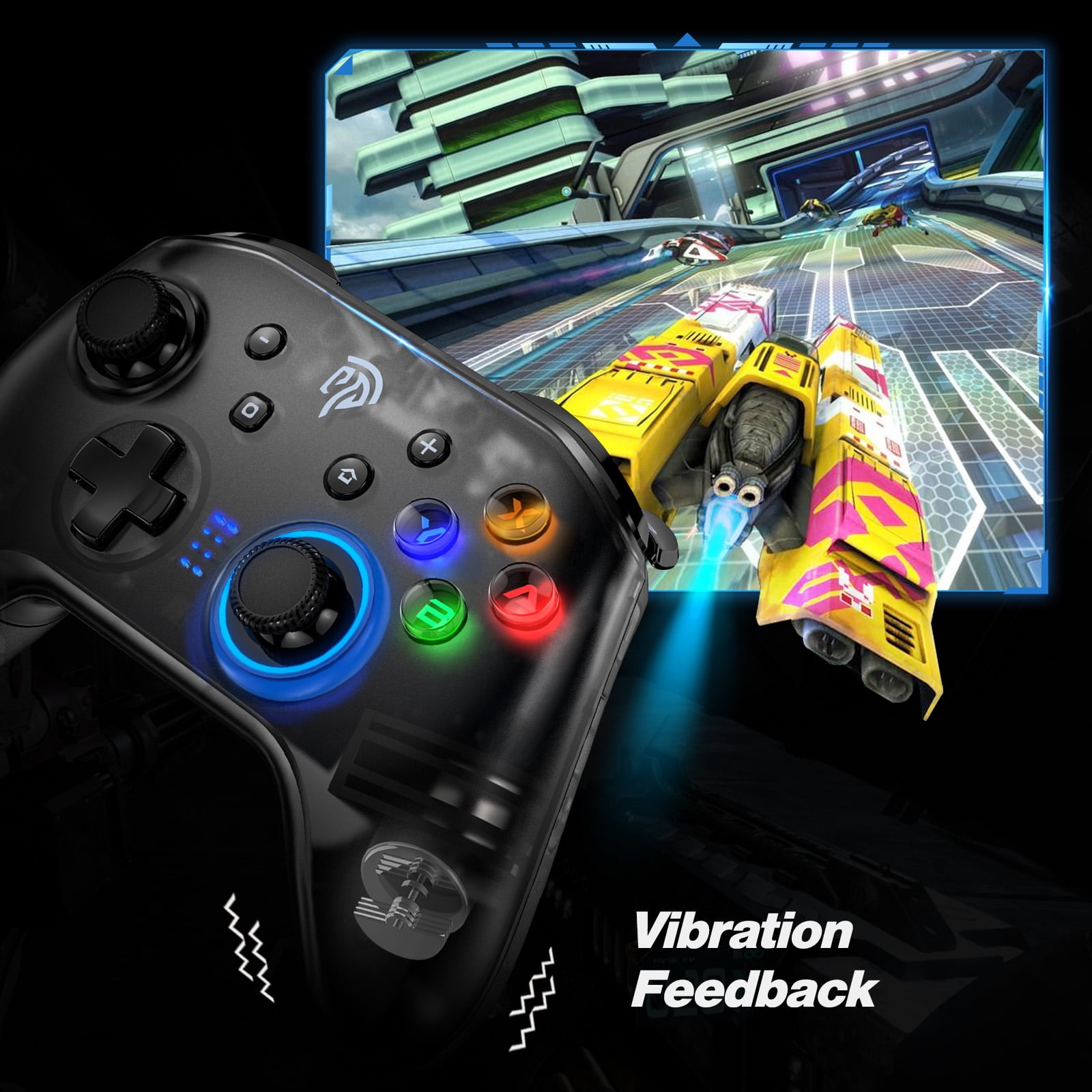 Buy EasySMX Wireless Pro Controller for Nintendo Switch 5 Gear ...