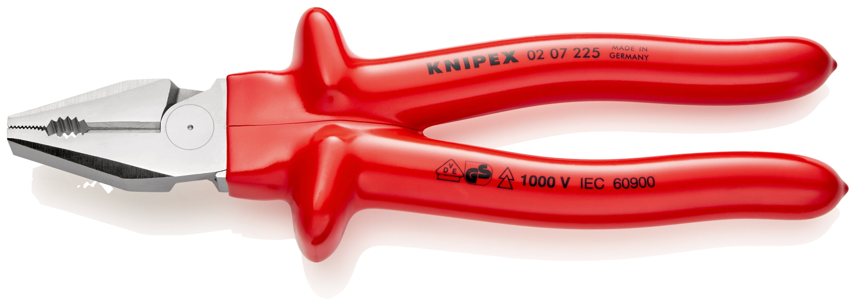 KNIPEX 02 07 225 Pinza universal para trabajos pesados aislados por ...