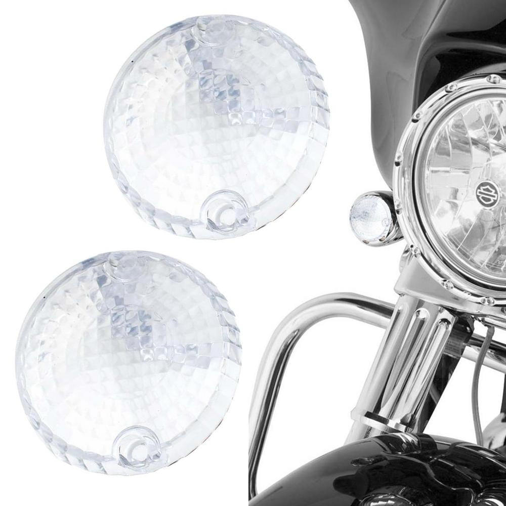 Motorcycle Turn Signal Cover | 3 Inch Bullet Turn Signal Light Lens ...