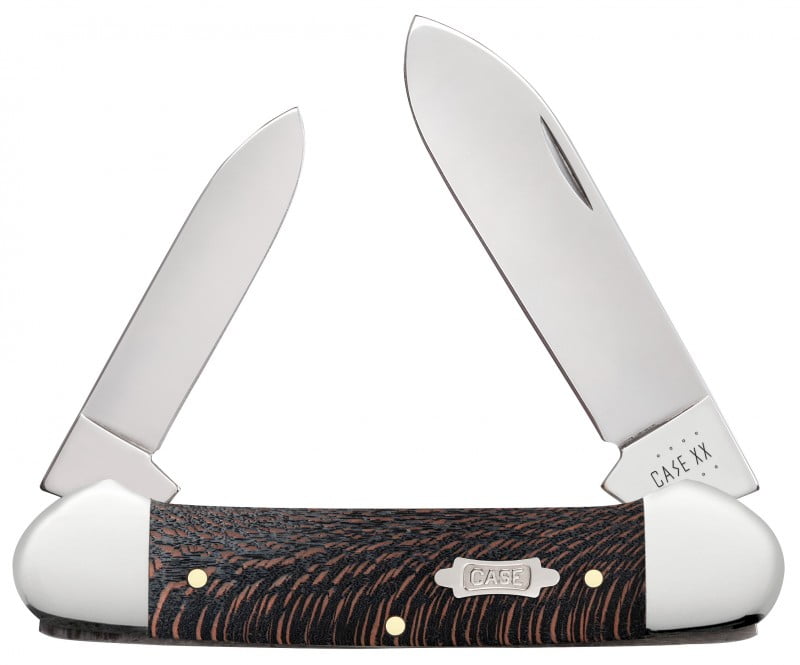 Case xx Canoe Knife Black Sycamore Wood Stainless 25574 Pocket Knives ...