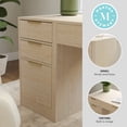 Martha Stewart Home Office Modular 3 Drawer File Cabinet in Light ...