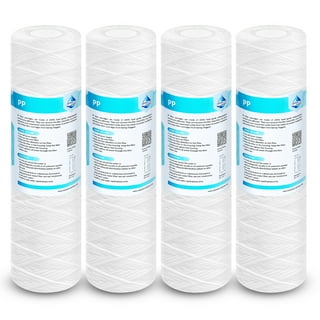 iSpring FWDS80K Anti-Scale Water Filter Replacement Cartridges, 10” x 4 ...