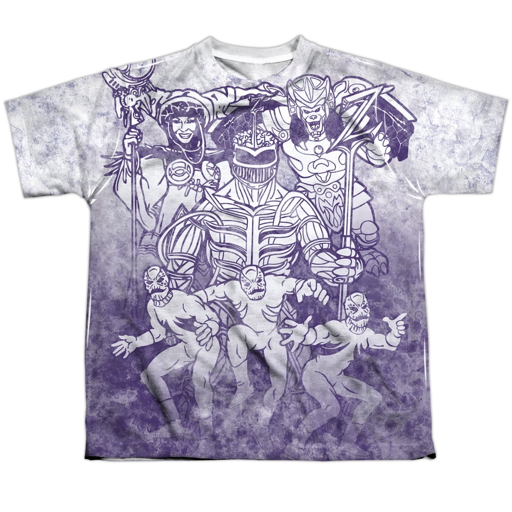 Power Rangers - Baddies Sub - Youth Short Sleeve Shirt - Medium ...
