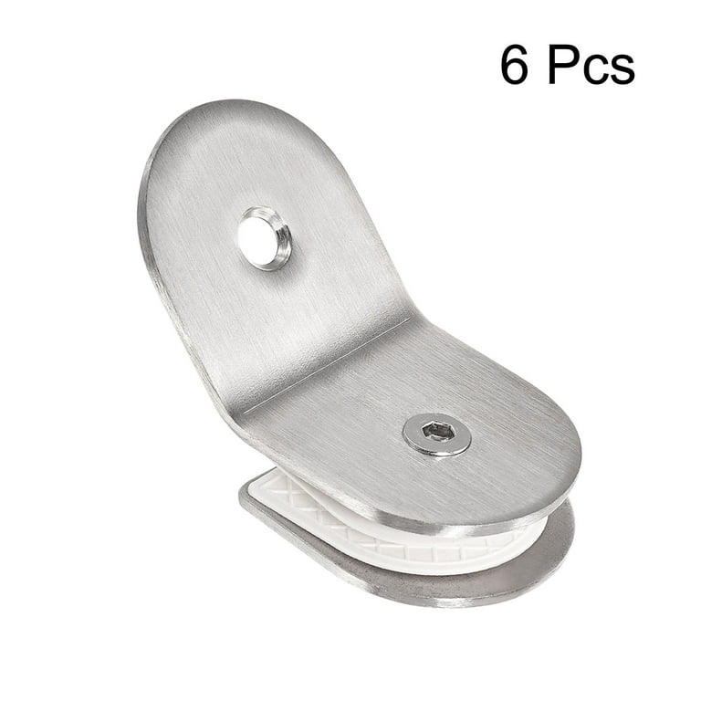 Stainless Steel Round Glass Clamp, Pack Adjustable 8-12mm, 60% OFF
