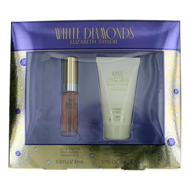 Elizabeth Taylor White Diamonds Perfume Gift Set for Women, 4 piece ...