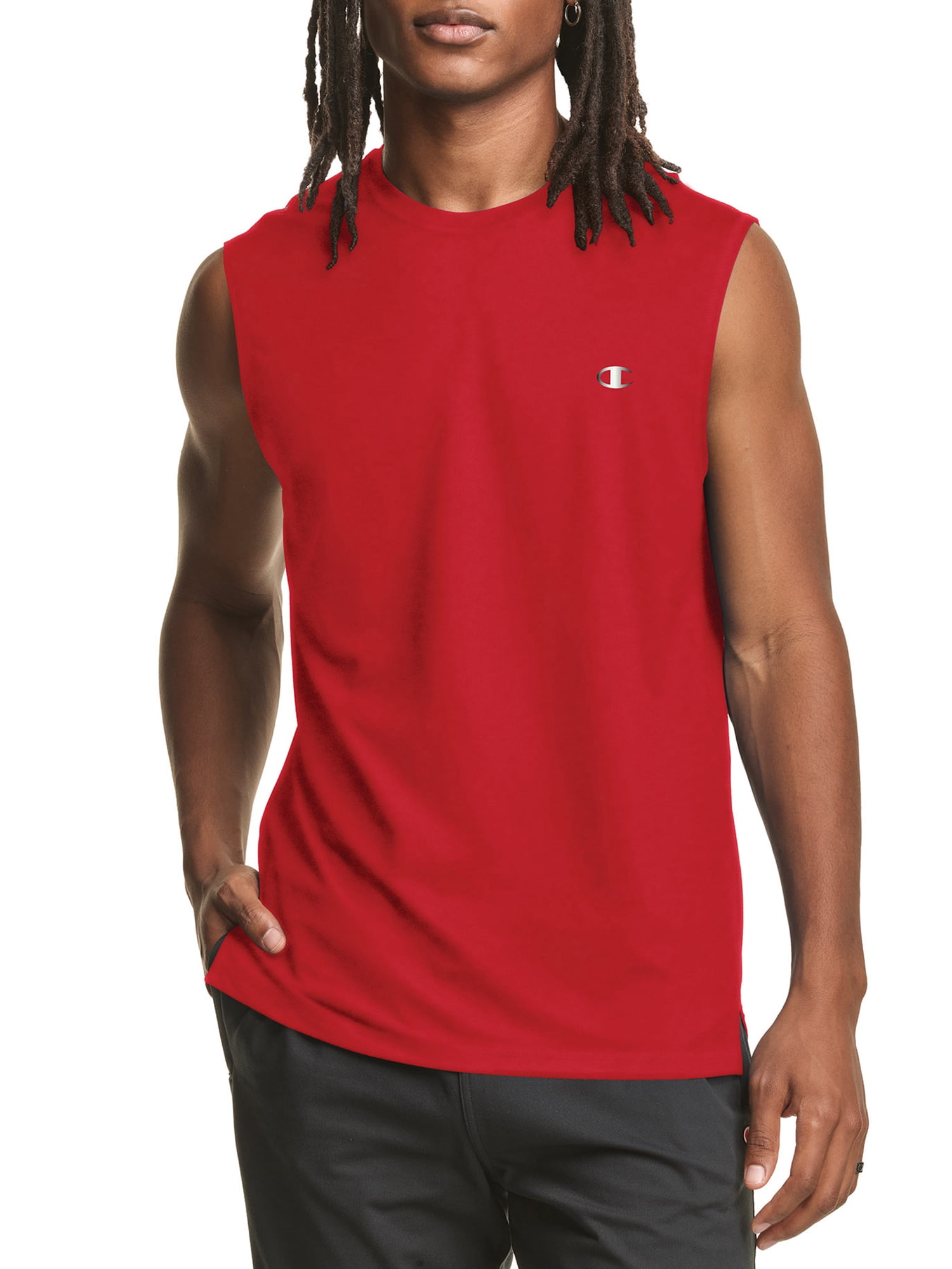 Champion Men's Double Dry Performance Muscle T-Shirt, up to Size 2XL ...