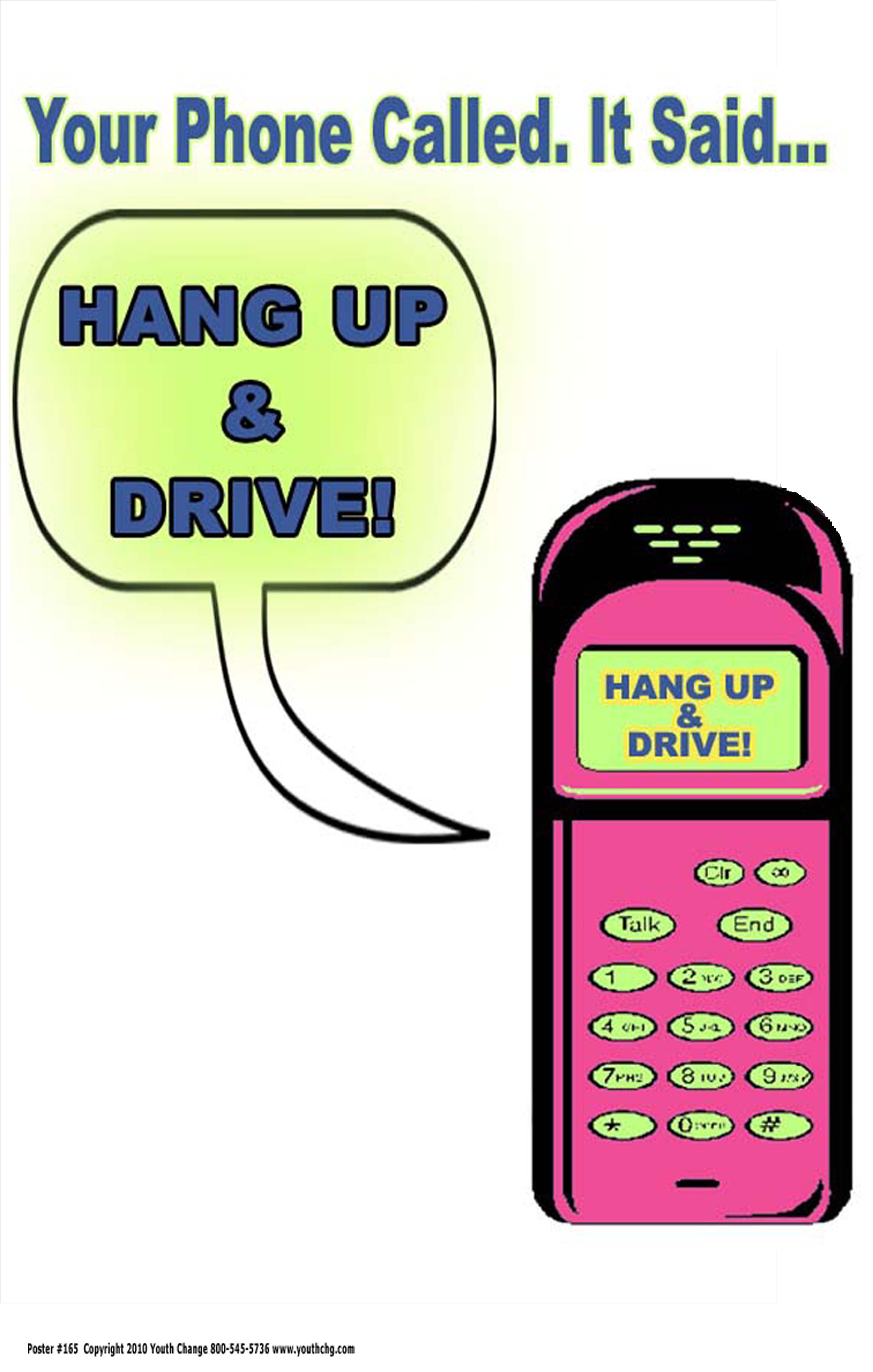 Youth Change Poster #165 Cute Cell Phone Poster Warning Sign: Don't ...