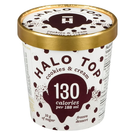Halo Top Cookies & Cream Frozen Dessert - Walmart.ca