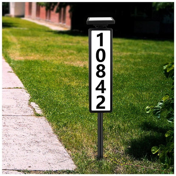 Solar Powered Address Signs