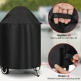 Adiqo Charcoal Grill Cover for Weber 22 Inch Charcoal Grills, Outdoor ...